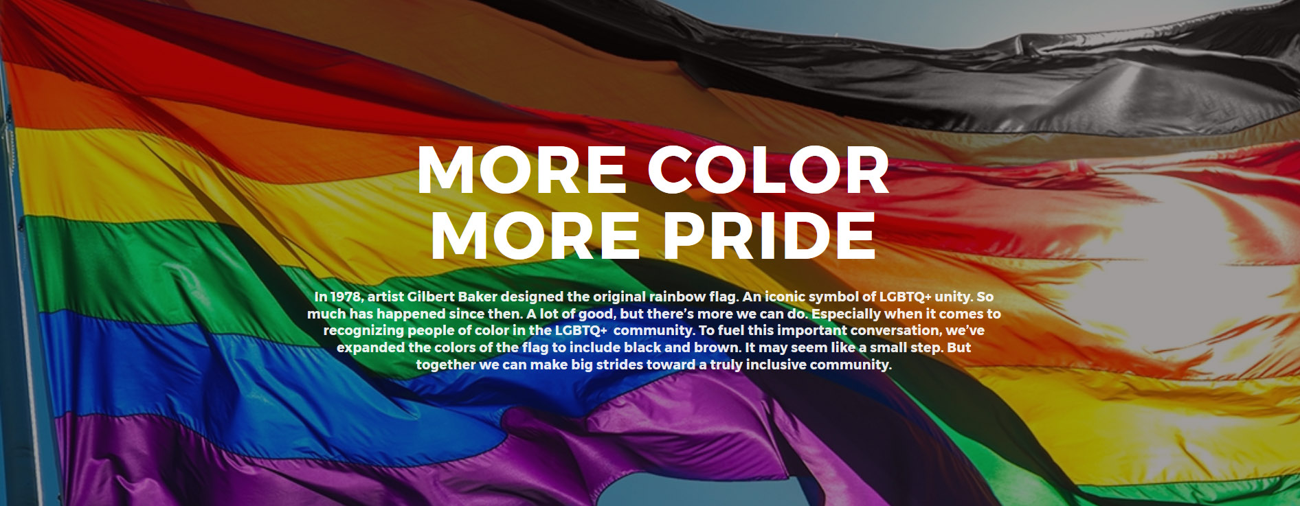 More Color, More Pride.