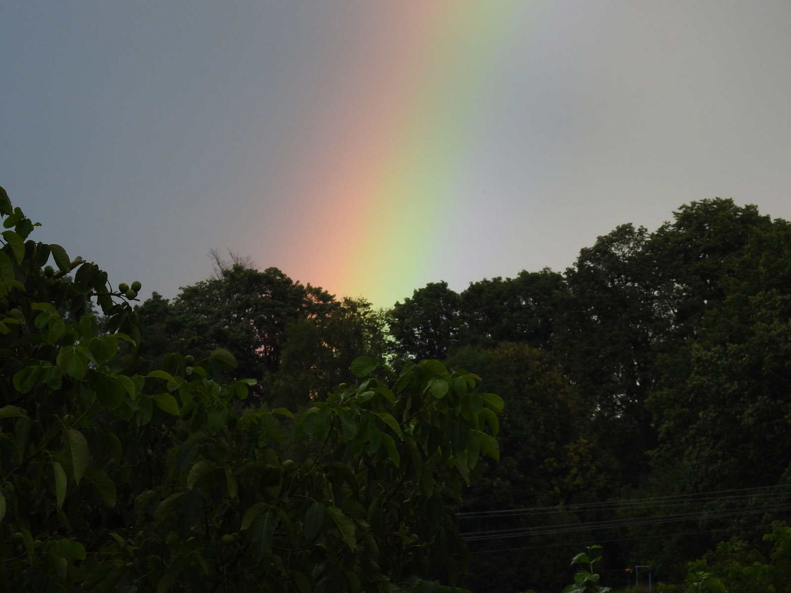 Rainbow and Lunar Eclipse.