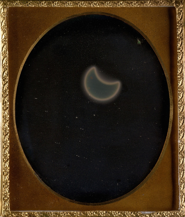 The First Photographs of a Solar Eclipse.