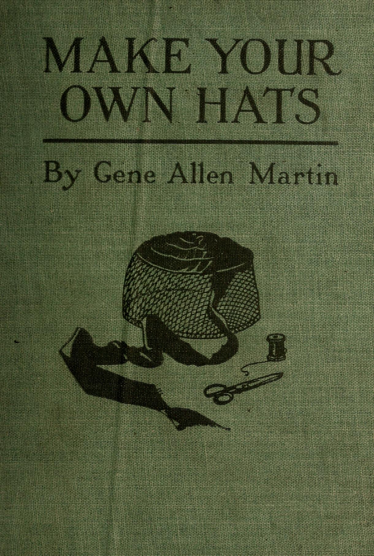 The Art of Book Design: Make Your Own Hats
