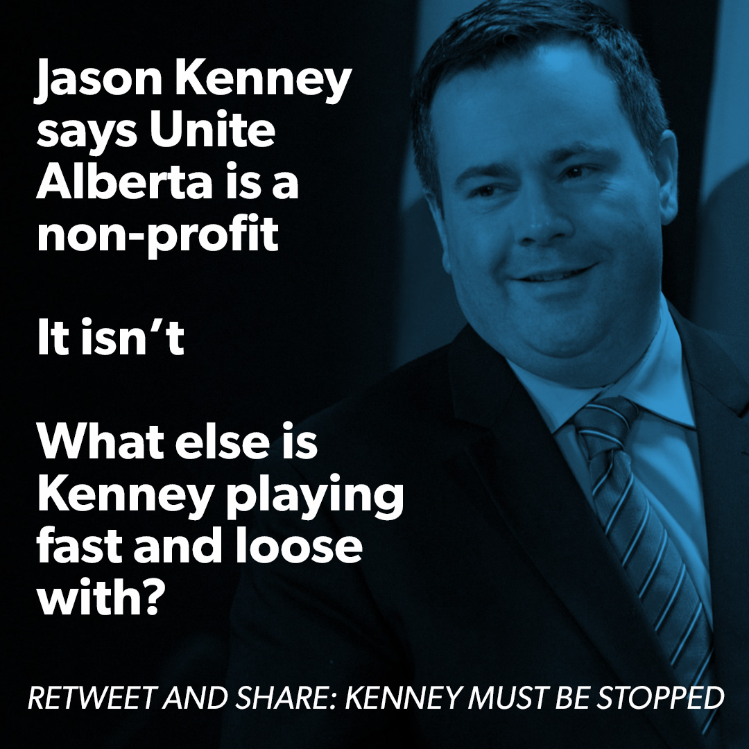 Jason Kenney generously runs a charity dedicated to himself