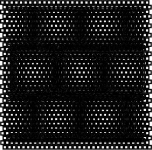 Moiré patterns with alternate shapes